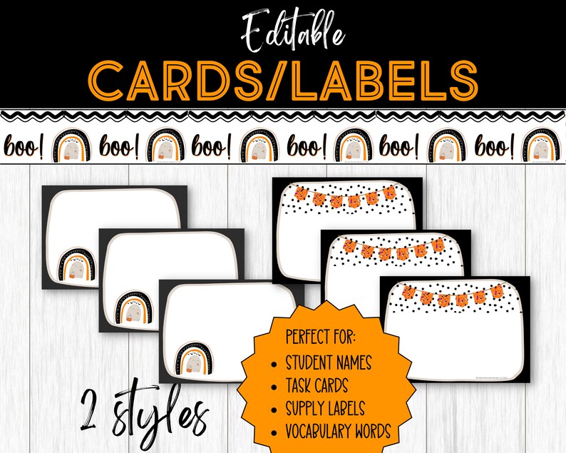 Halloween Bulletin Board Set With Stickers Halloween Mummy Decorations ...