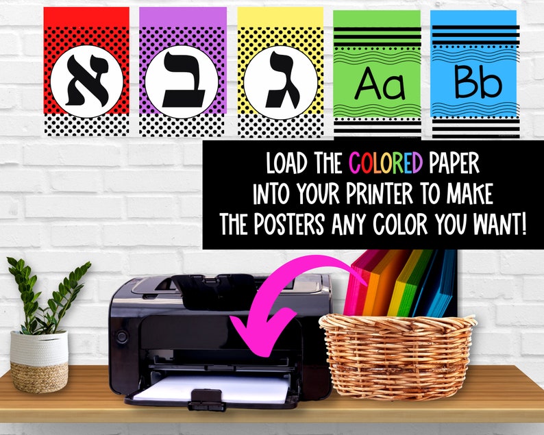 Hebrew Alphabet Posters | Aleph Bet Cards | Jewish Classroom | Jewish ...