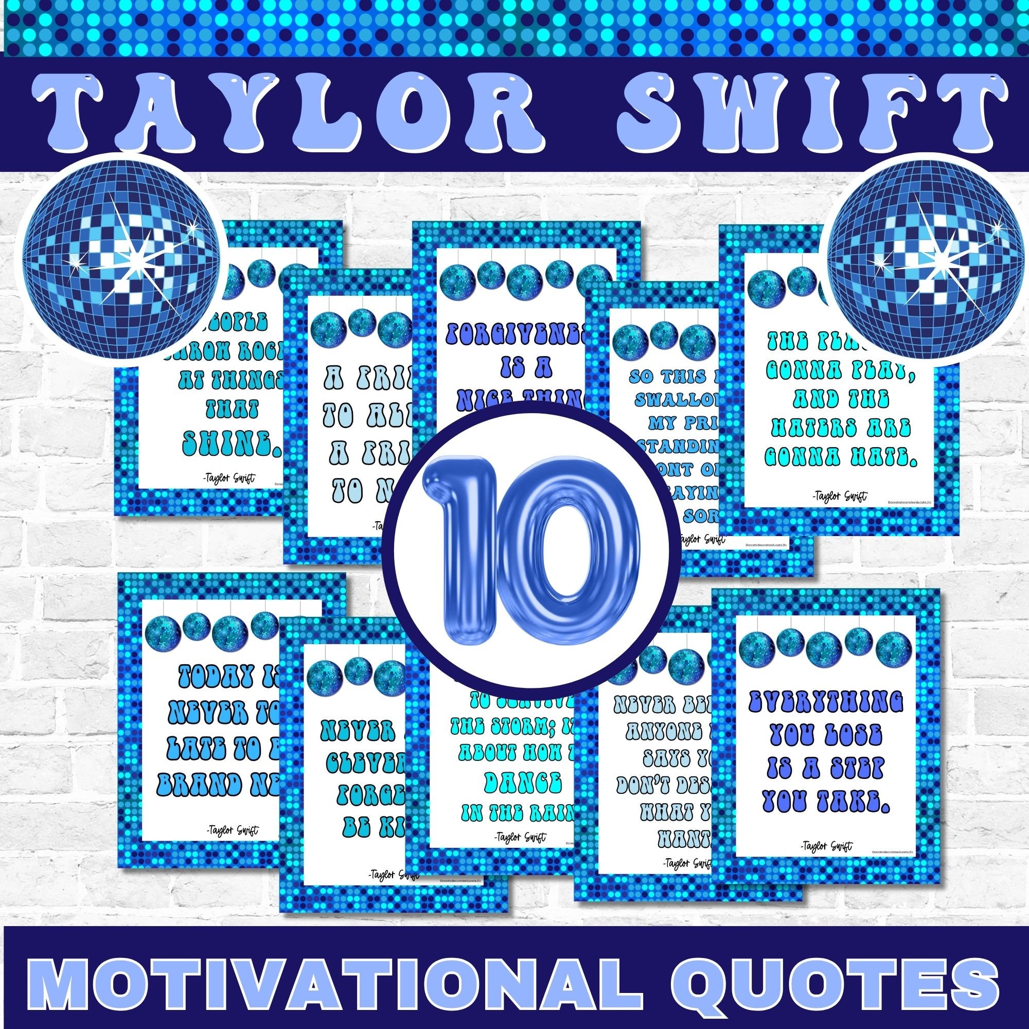 Taylor Swift Motivational Posters | Inspiring Taylor Swift Quotes From ...