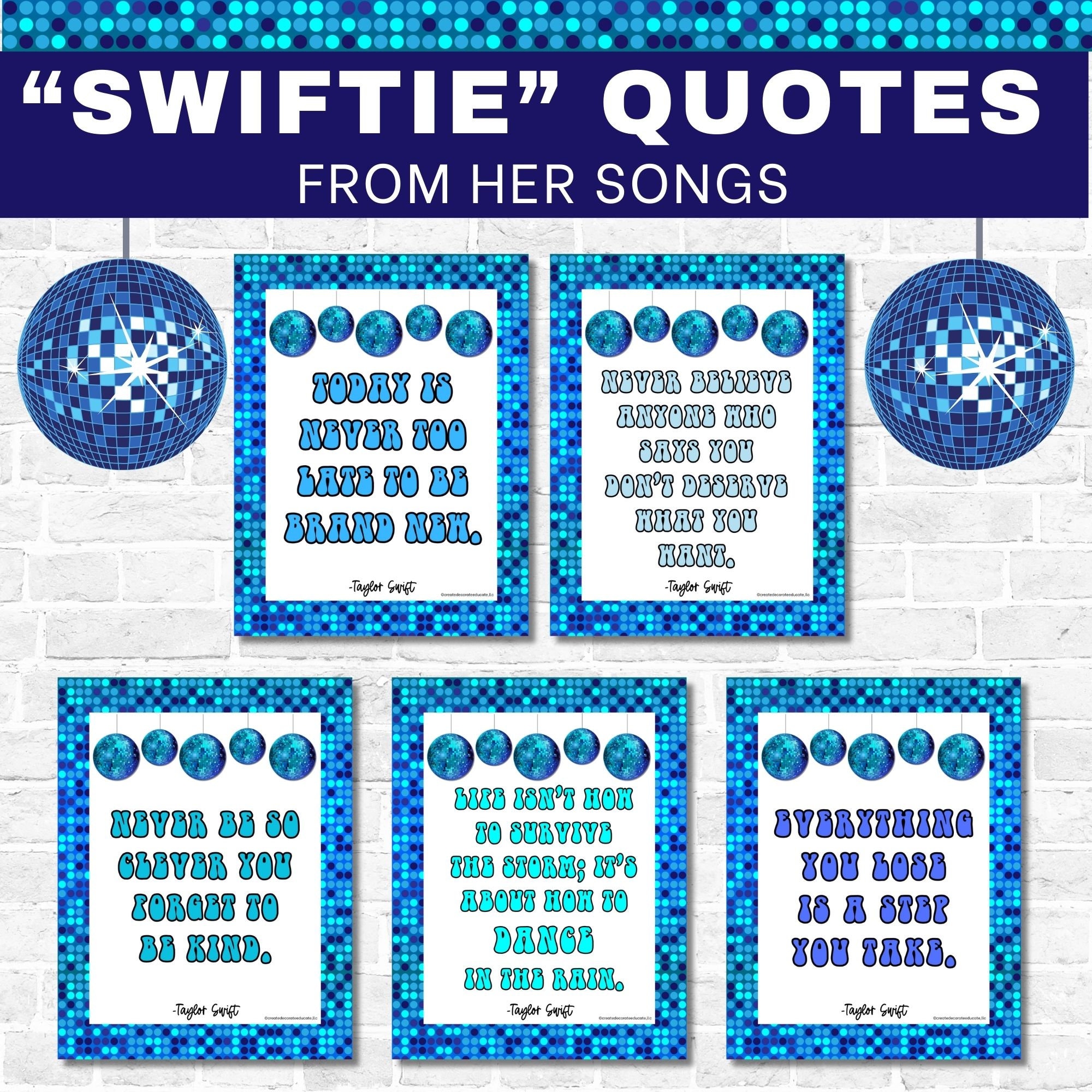 Taylor Swift Motivational Posters | Inspiring Taylor Swift Quotes From ...