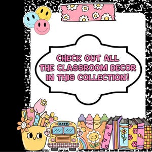 Editable Composition Notebook Classroom Decor | Printable Back to ...