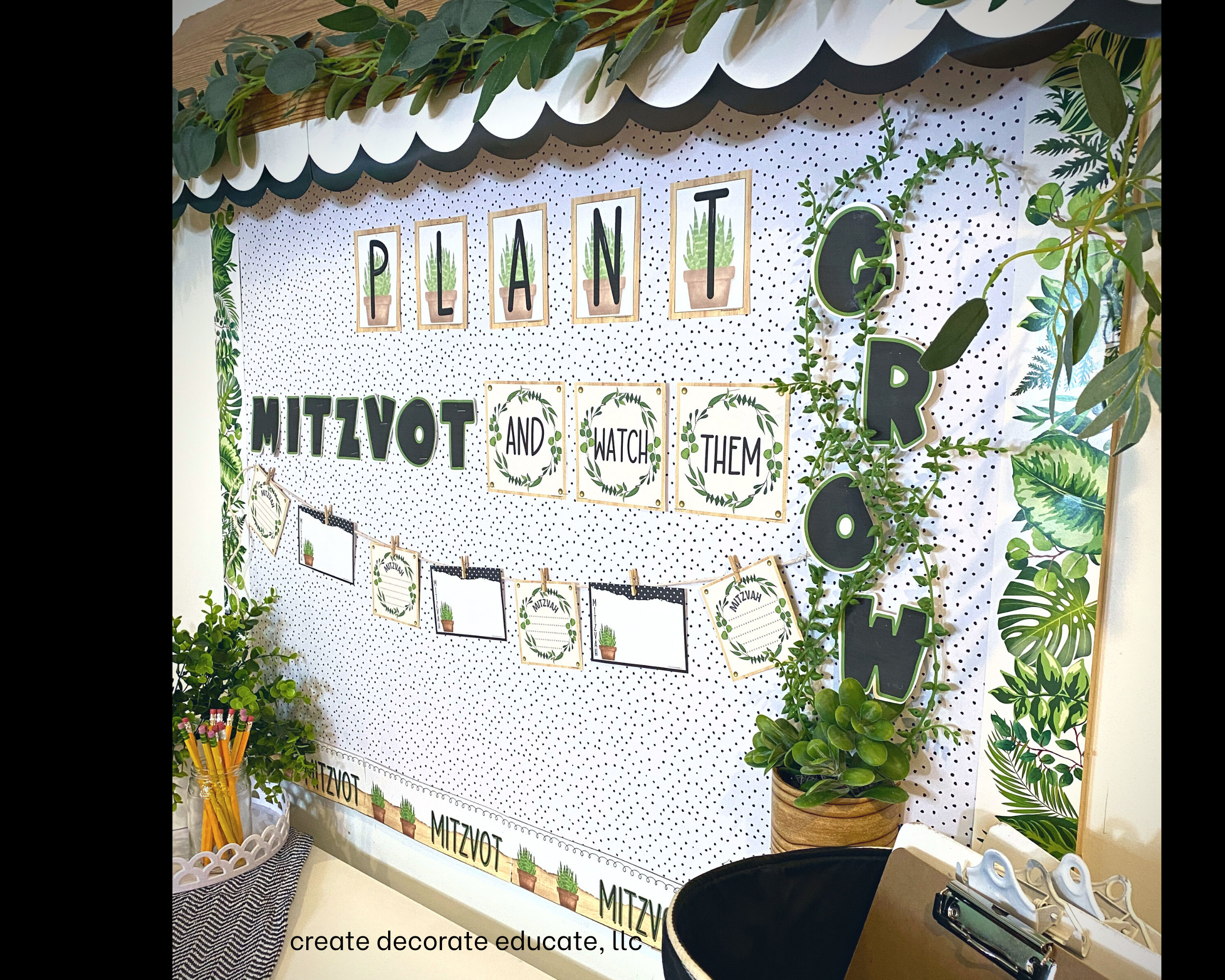 Mitzvah Mitzvot Bulletin Board | Jewish Classroom Decor | Hebrew School ...