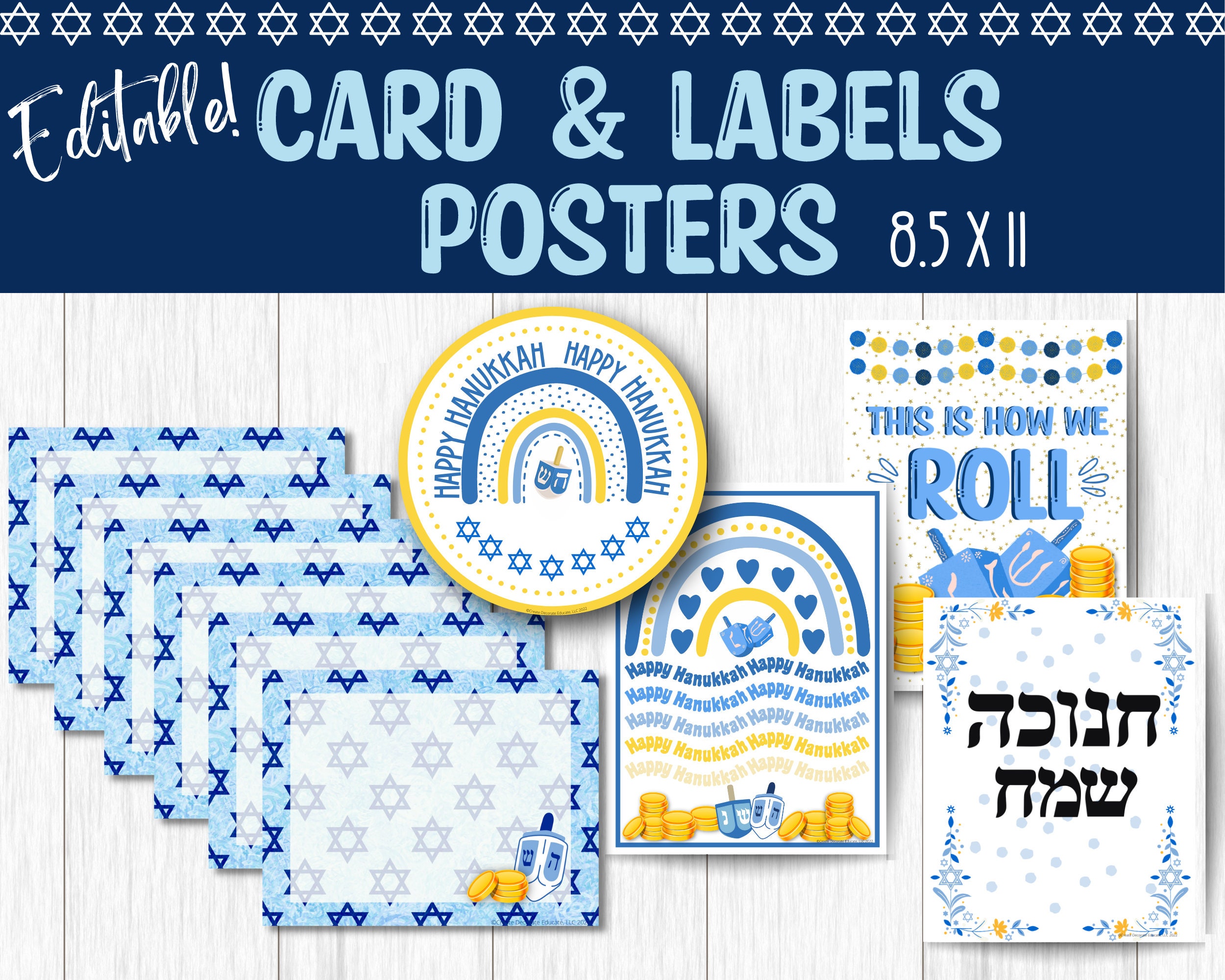 Hanukkah Bulletin Board | Hanukkah Door Display | Jewish Classroom ...