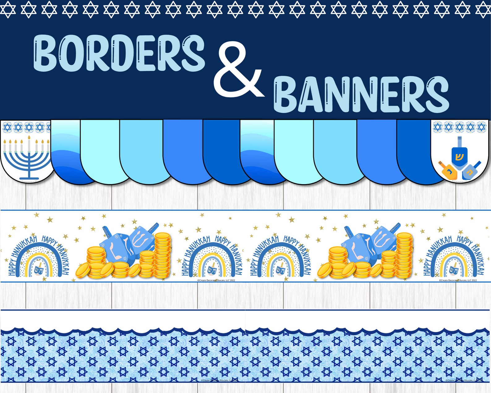 Hanukkah Bulletin Board | Hanukkah Door Display | Jewish Classroom ...
