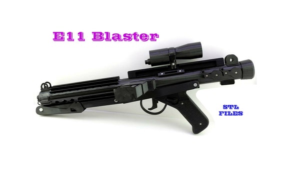 Stormtrooper E11 Blaster From STAR WARS 2 Versions STL Files | Etsy Canada