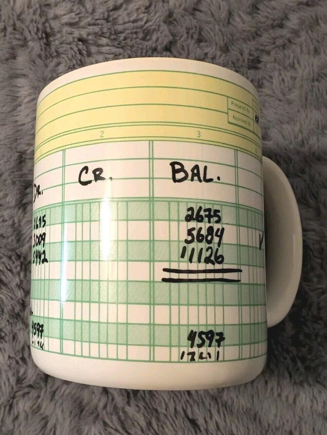 Vintage Enesco 1985 Novelty Coffee Mug Accountants Do It by Numbers ...