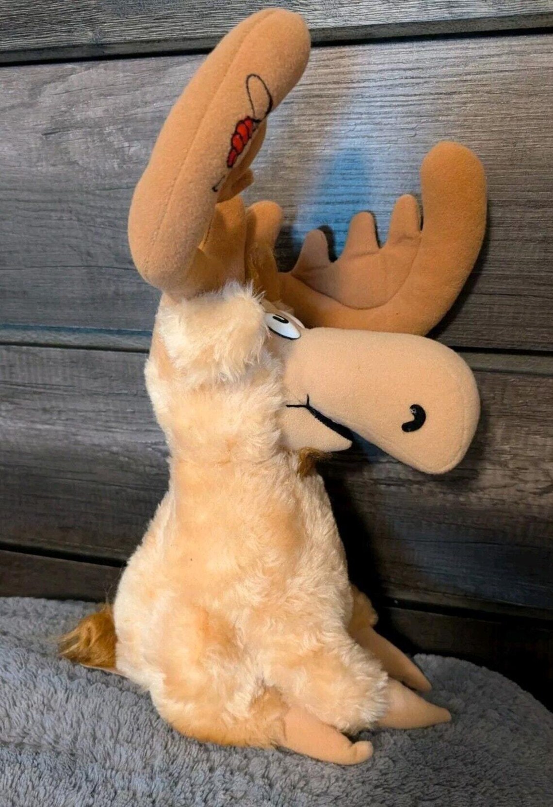 Dr. Seuss Thidwick Big-hearted Moose Plush Toy Coleco Vintage 1983 16 ...