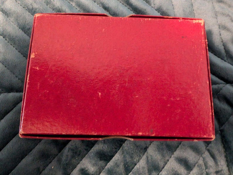 Vintage Antique 1930s American the "old Faithful" Crayon Box Empty USA ...