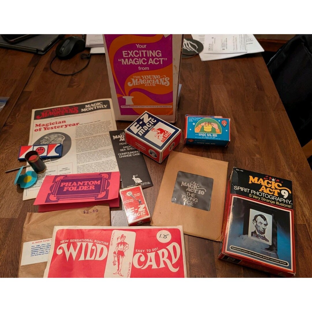 Young Magician's Club Kid's Vintage Magic Kit 1970s Tricks - Etsy