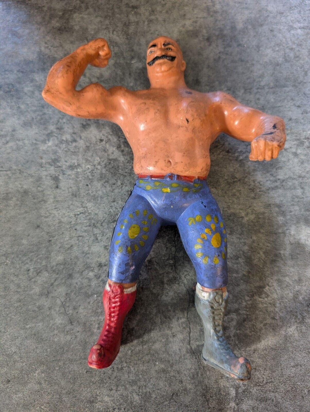 Vintage LJN Wrestling Titan Sports 1984 Iron Sheik Action Figure 8" WWE ...