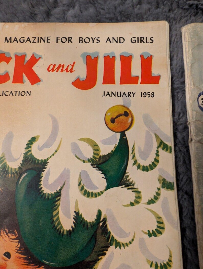 Vintage Jack and Jill Children's Magazine Lot of 4 1958 1959 Kids ...