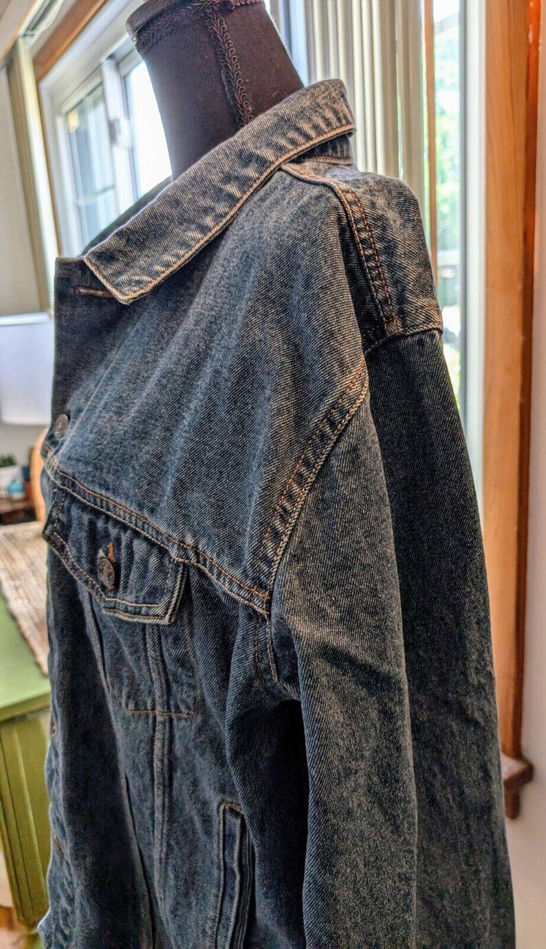 Men's Vintage Jordache 1980s 80s Denim Jean Jacket Trucker Thick Size ...