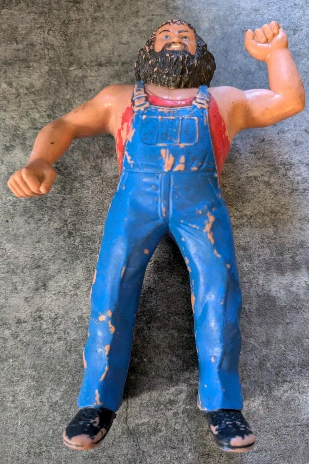 Vintage 1986 WWE WWF LJN Wrestling Titan Sports Hillbilly Jim 8" Action ...