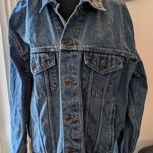 Men's Vintage Jordache 1980s 80s Denim Jean Jacket Trucker Thick Size ...