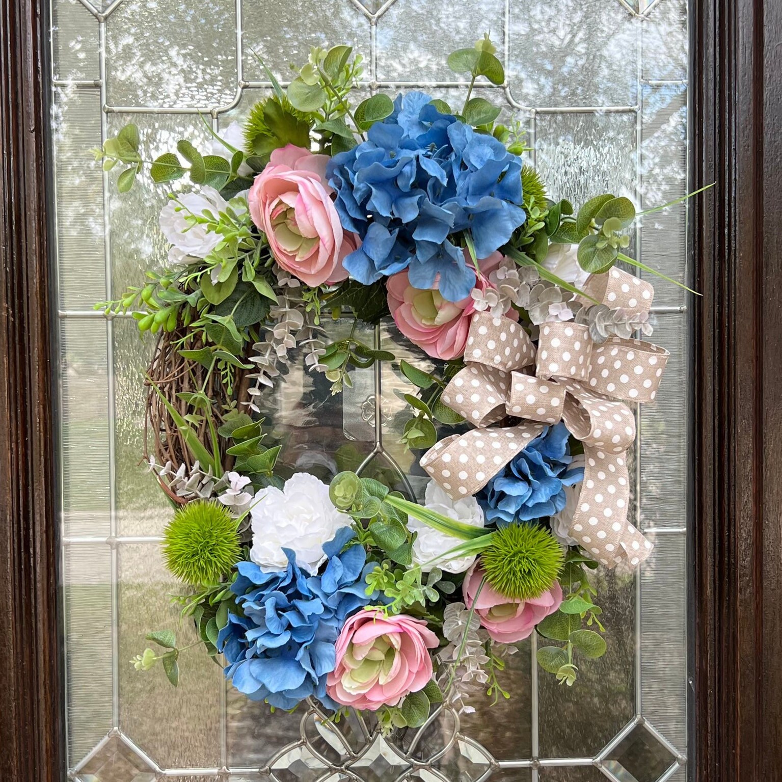 Single or Double Door Spring Wreaths, Twin Door Wreaths, Double Door ...
