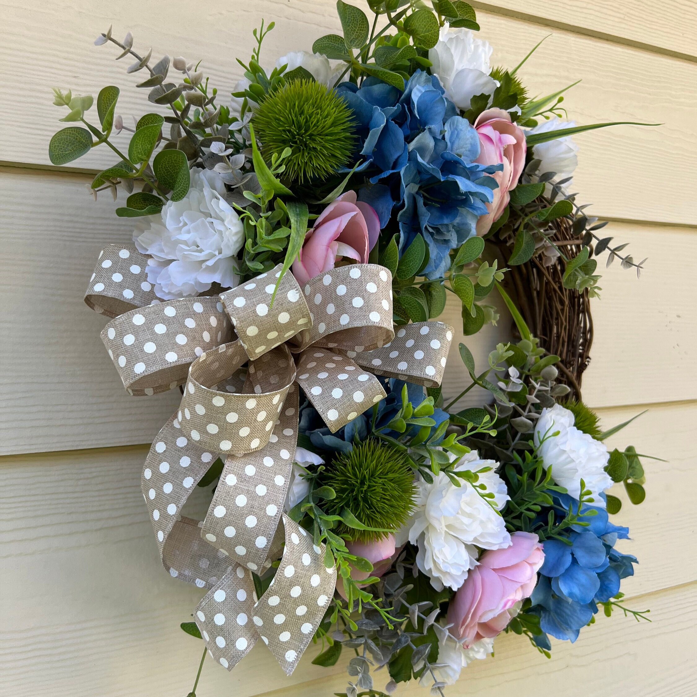 Single or Double Door Spring Wreaths, Twin Door Wreaths, Double Door ...