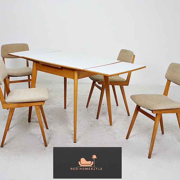 70s Dining Table and Chairs - Etsy