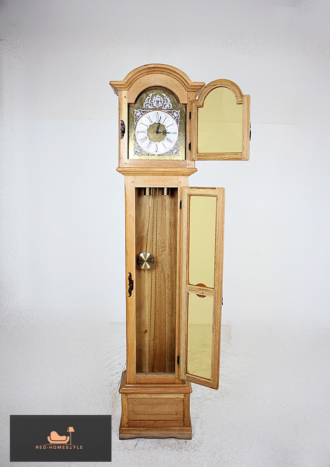 Grandfather Clock Antique Solid Vintage XXL Gong Clock - Etsy