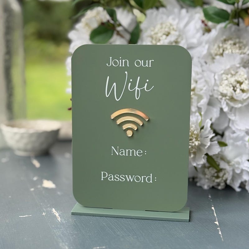 Wifi Sign - Etsy UK