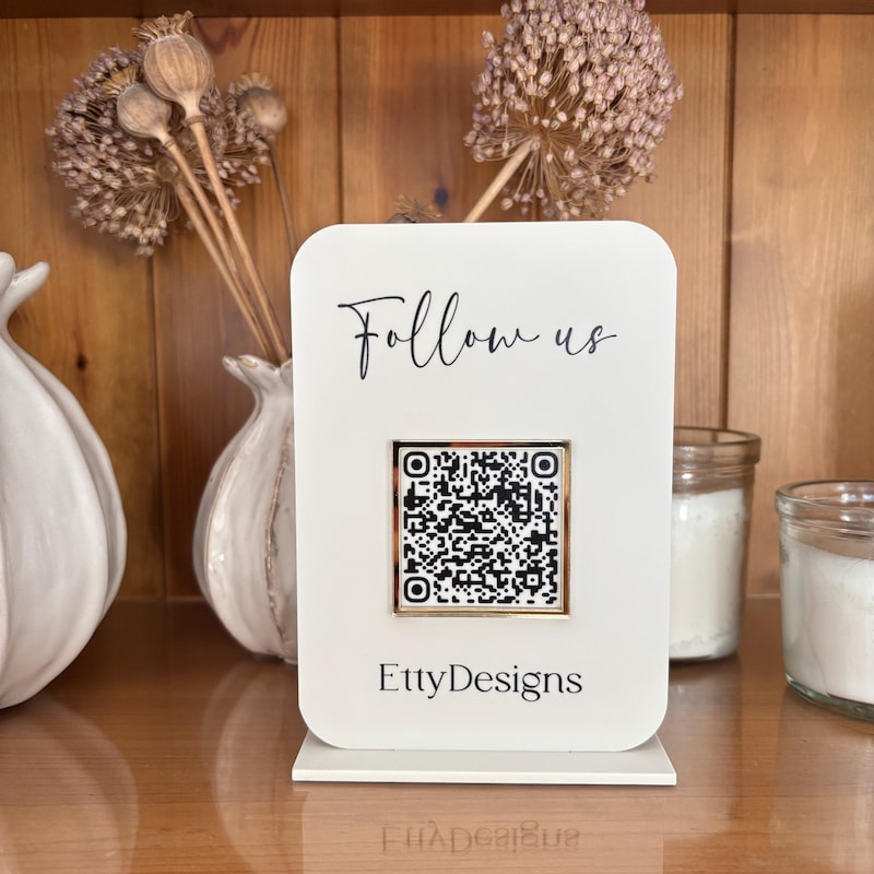Qr Code Sign Star - Etsy UK