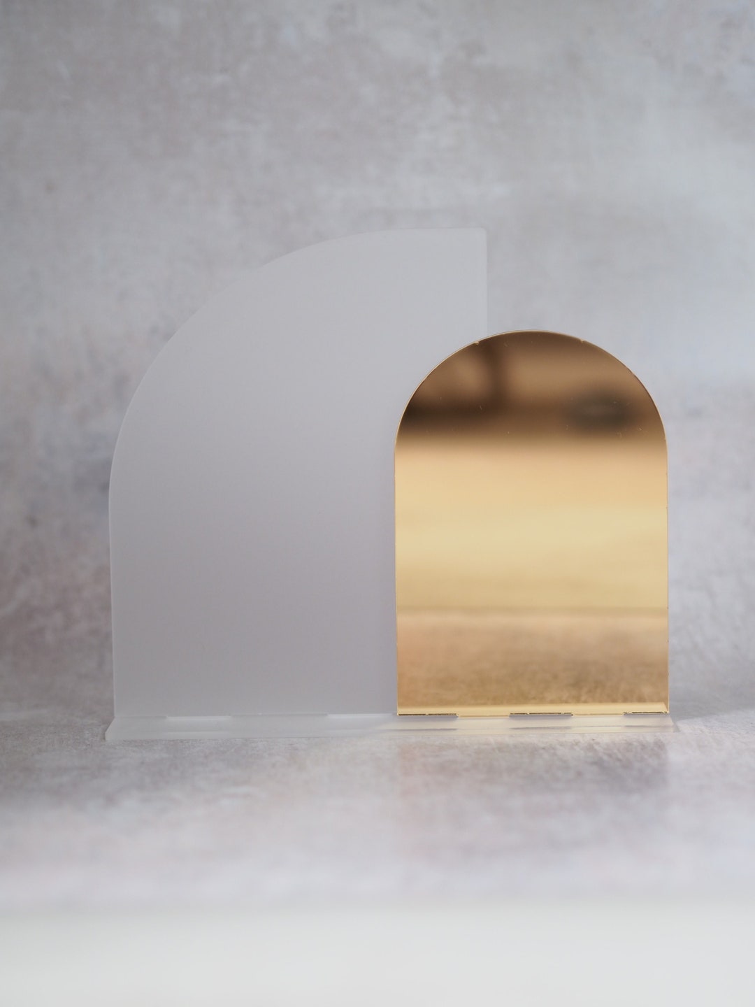 Double Arch Acrylic Table Sign | Acrylic Menu | Decorative Signage ...
