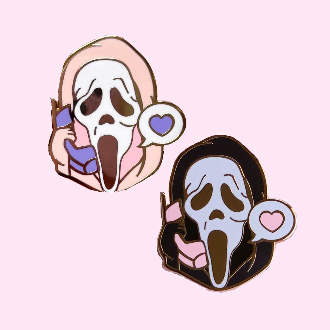 Ghostface Pin - Etsy