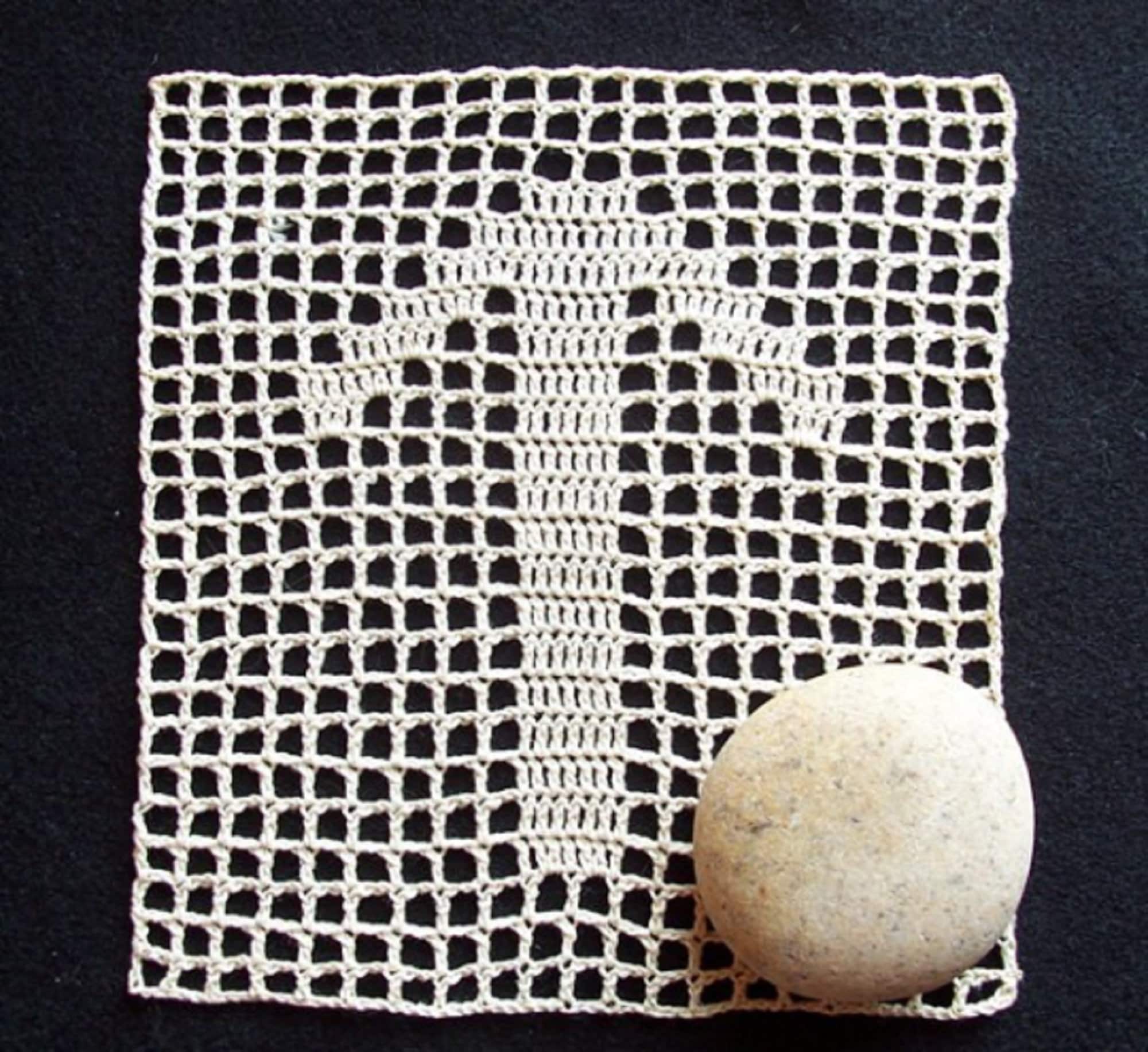 Complete Set of 24 Runes PDF Filet Crochet Pattern Instant - Etsy