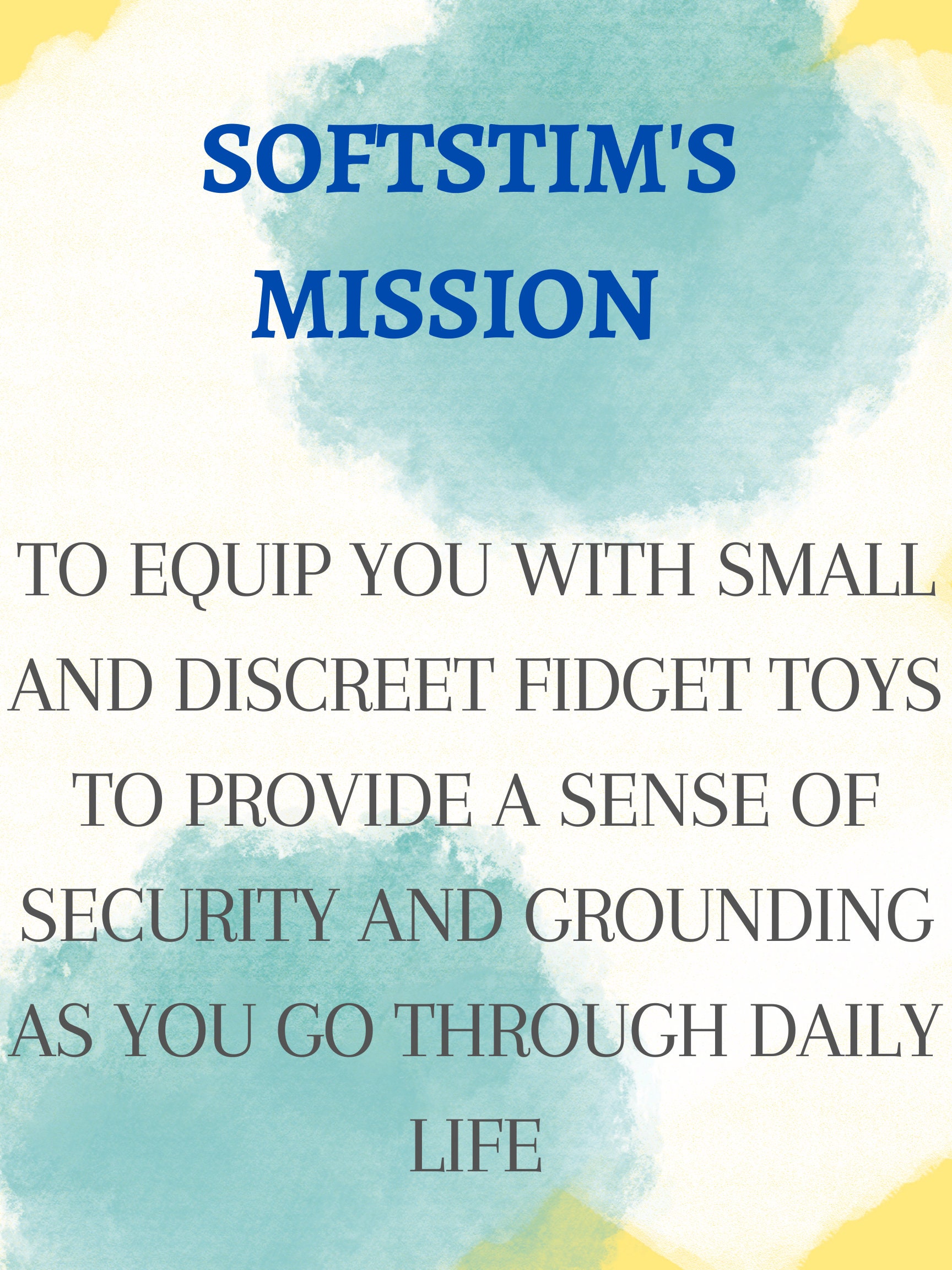 5 Mini Light Blue Crochet Fidget Squares, Small Travel Size Fidget ...