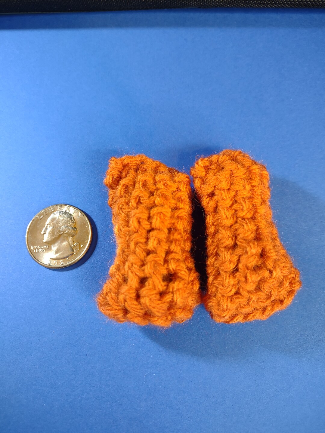 Burnt Orange Marble Fidget Pair, Small Marble Fidget, Fidget for Stress ...