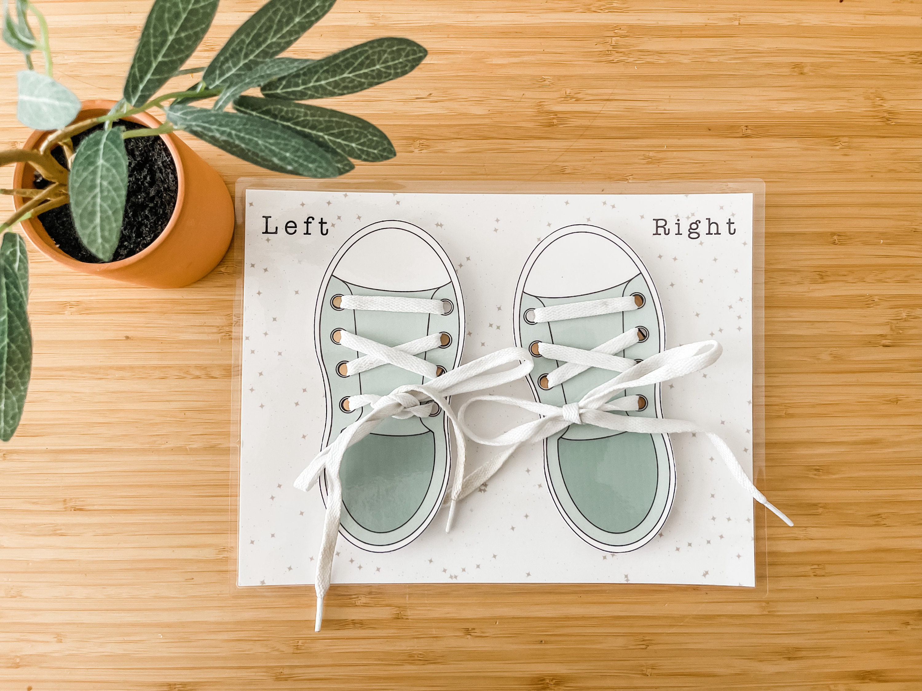 Tying and Lacing Shoe Practice Learning for Kids , Left and Right ...