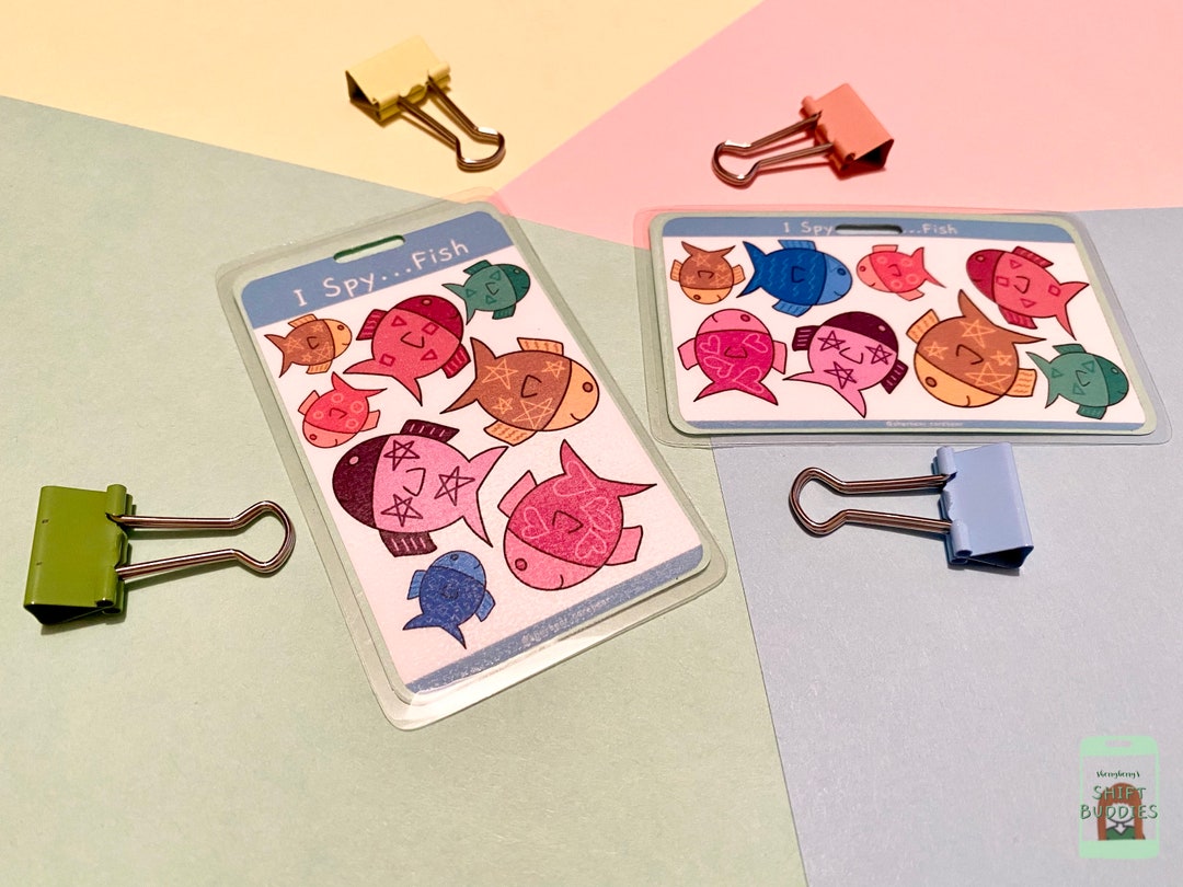 I Spy Fish (S1) (single-sided) | Badge Buddies, Shift Buddies, Play ...