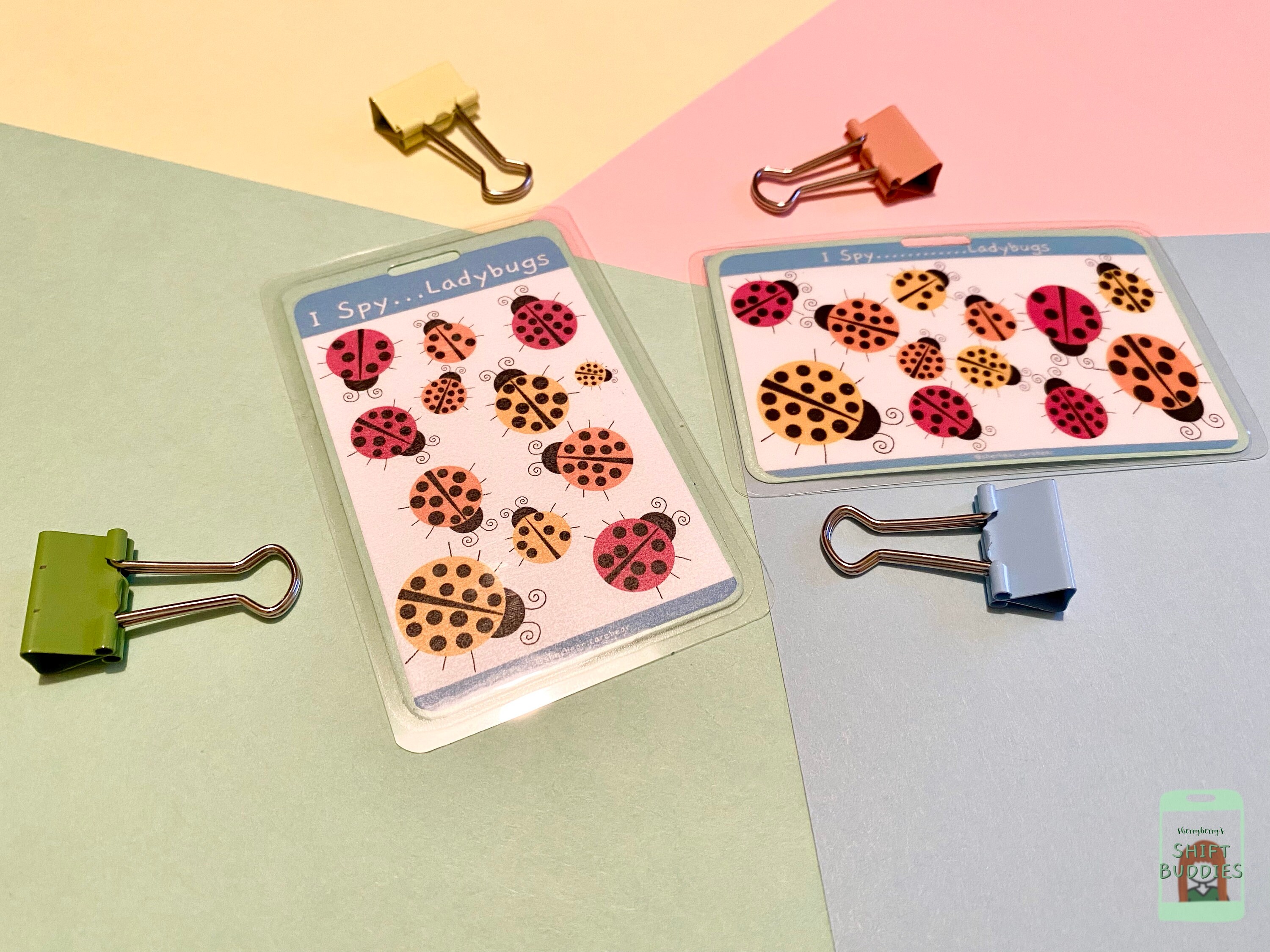 I Spy Ladybug (S3) (single-sided) | Badge Buddies, Shift Buddies, Play ...