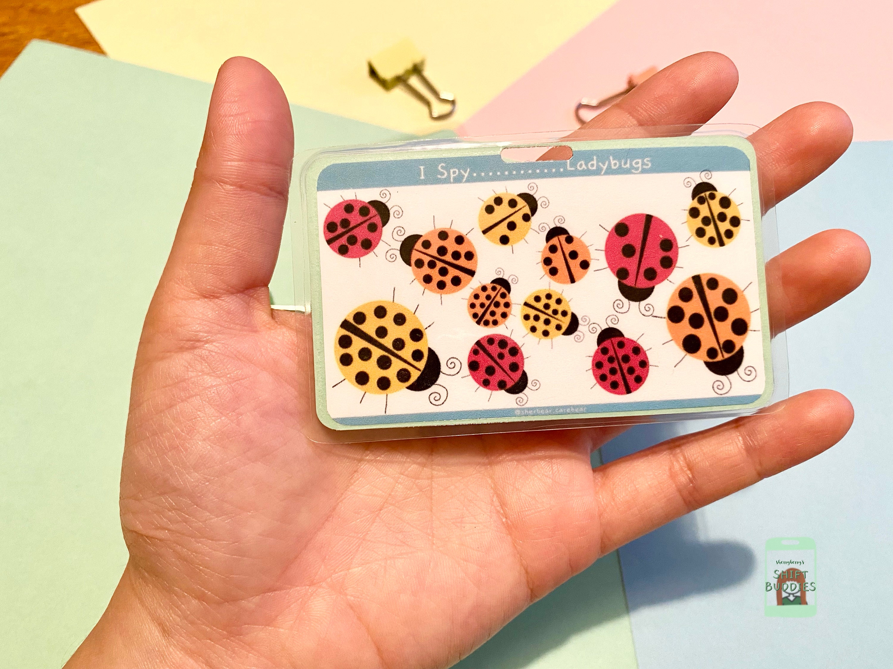 I Spy Ladybug (S3) (single-sided) | Badge Buddies, Shift Buddies, Play ...