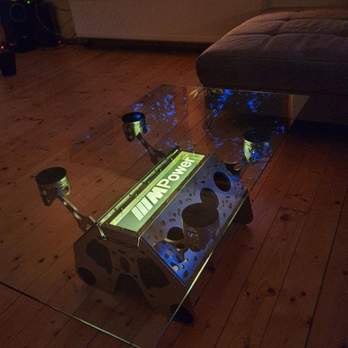Jaguar V8 Engine Coffee Table - Etsy