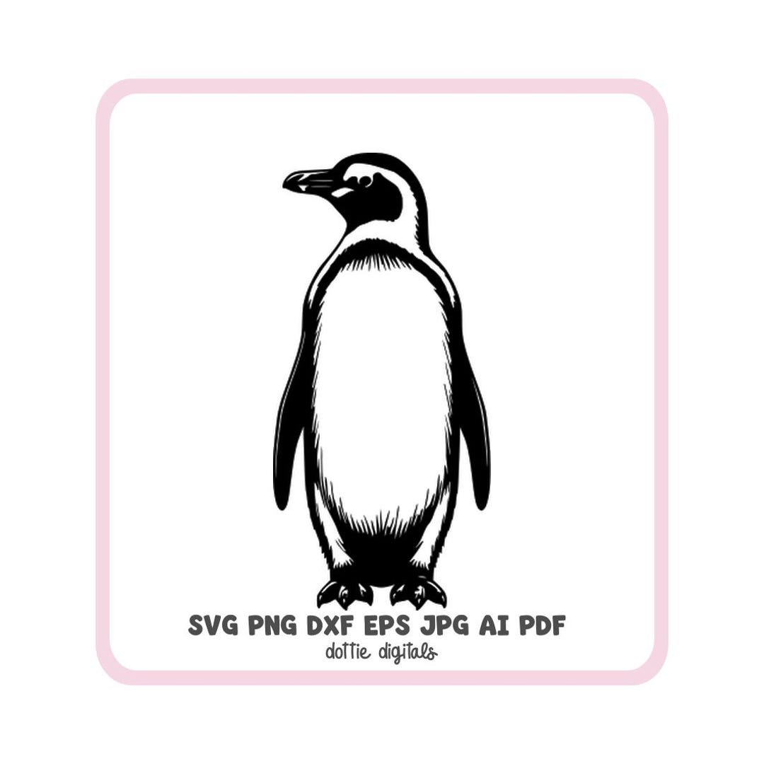 Penguin SVG PNG DXF, Winter Bird Cut File, Christmas Cricut ...