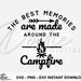 Campfire Memories SVG PNG DXF Family Camping Fire Cutting File Digital ...