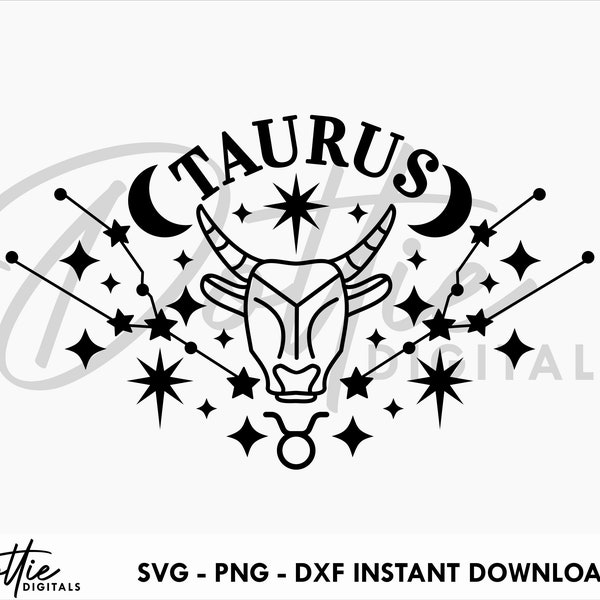 Taurus Svg - Etsy