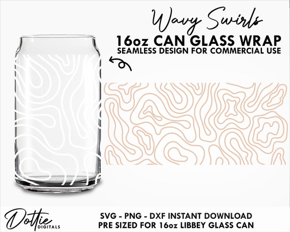 Abstract Wavy Lines Glass Wrap SVG Heat Map Earth Contour - Etsy