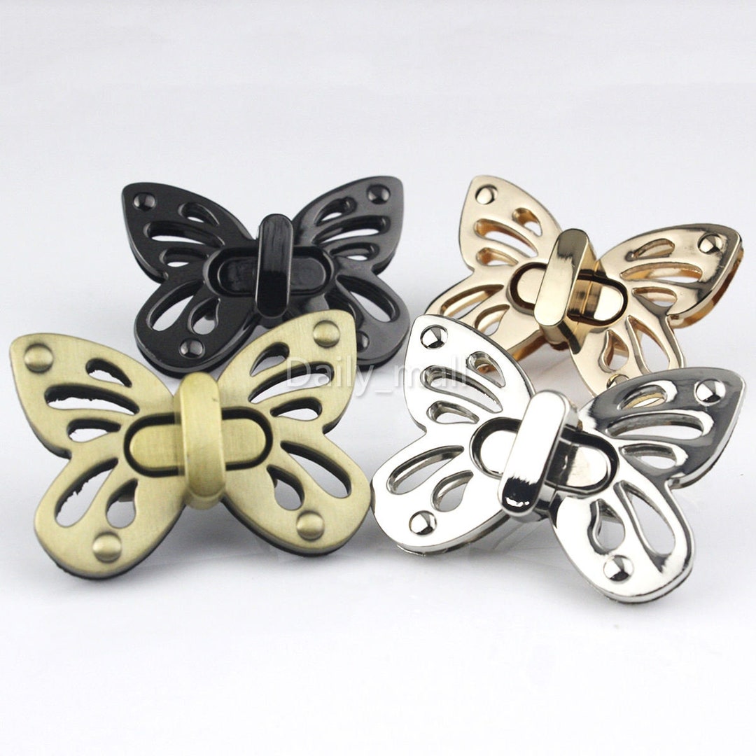 Butterfly Shape Turn Twist Lock for Bags Clutches Purses - Etsy
