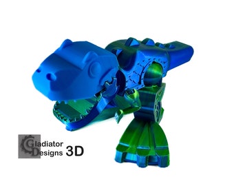 T-rex Dinosaur Toothpaste Cap 3D Printable Digital Instant Download ...