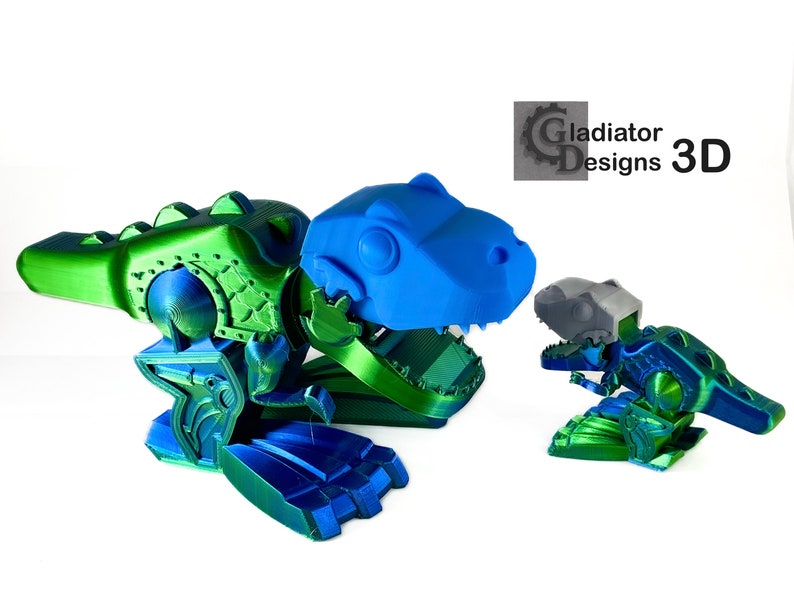 3D Printable T-rex (files Only) - Etsy