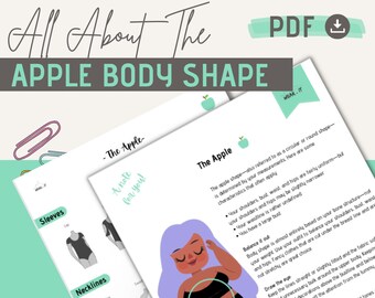 TEMPLATE for Body Shape Analysis Reusable Printable Document - Etsy