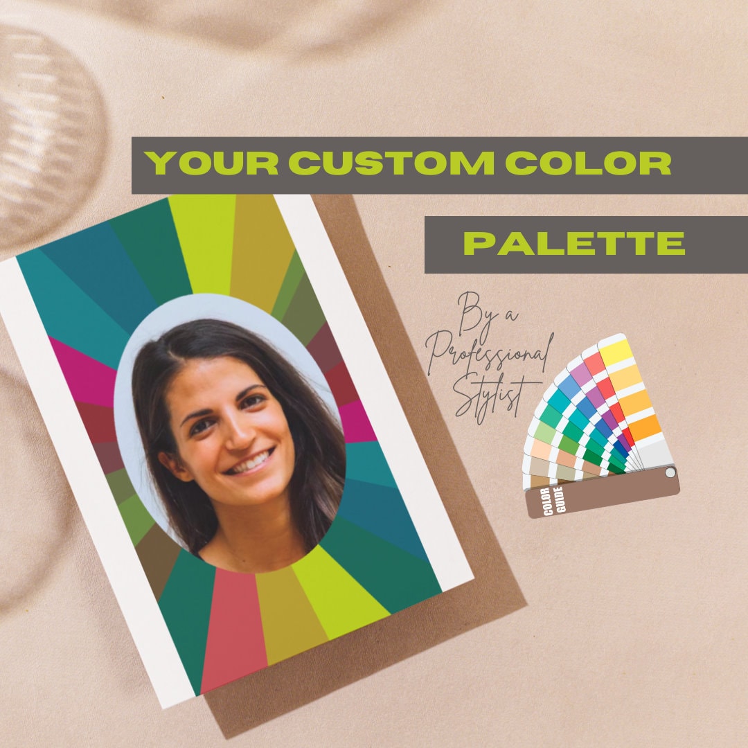 Custom Seasonal Color Palette Personalized Color Chart Based on Your ...