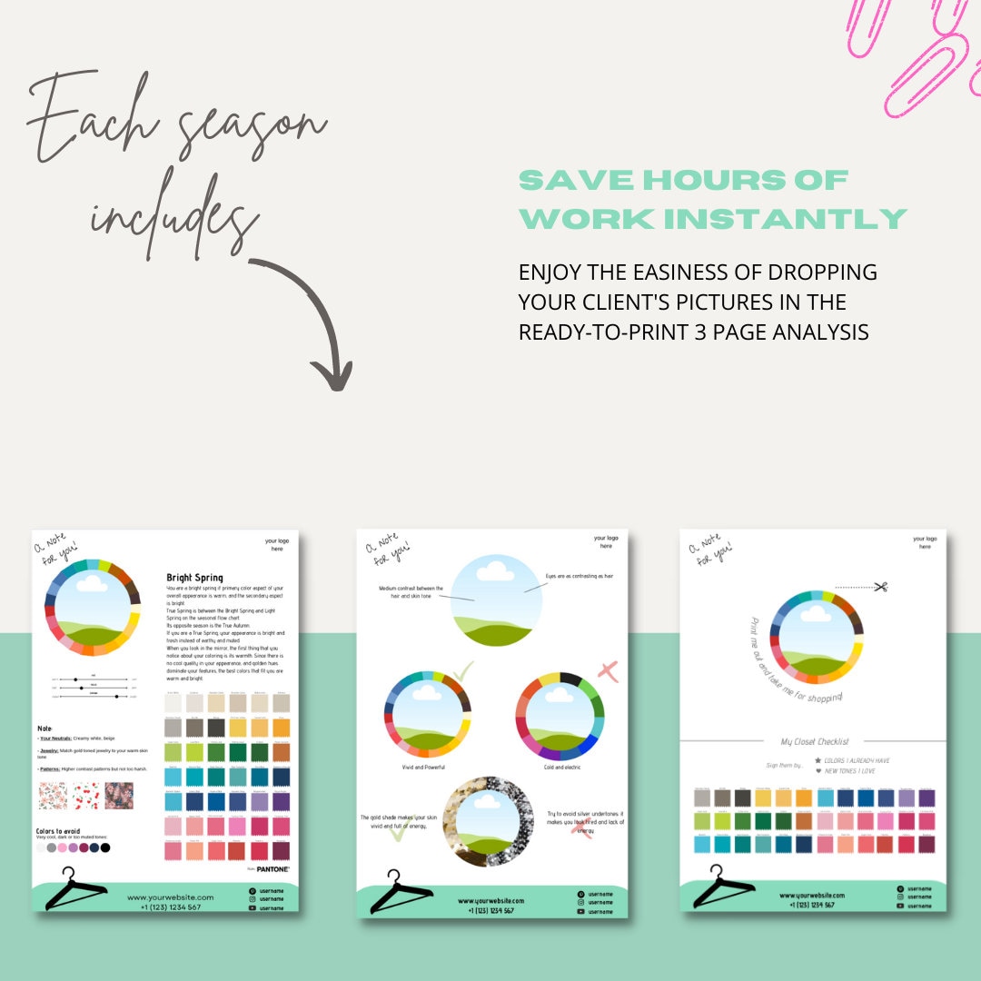 Seasonal Analysis Templates 12 Months Editable Canva Document for ...
