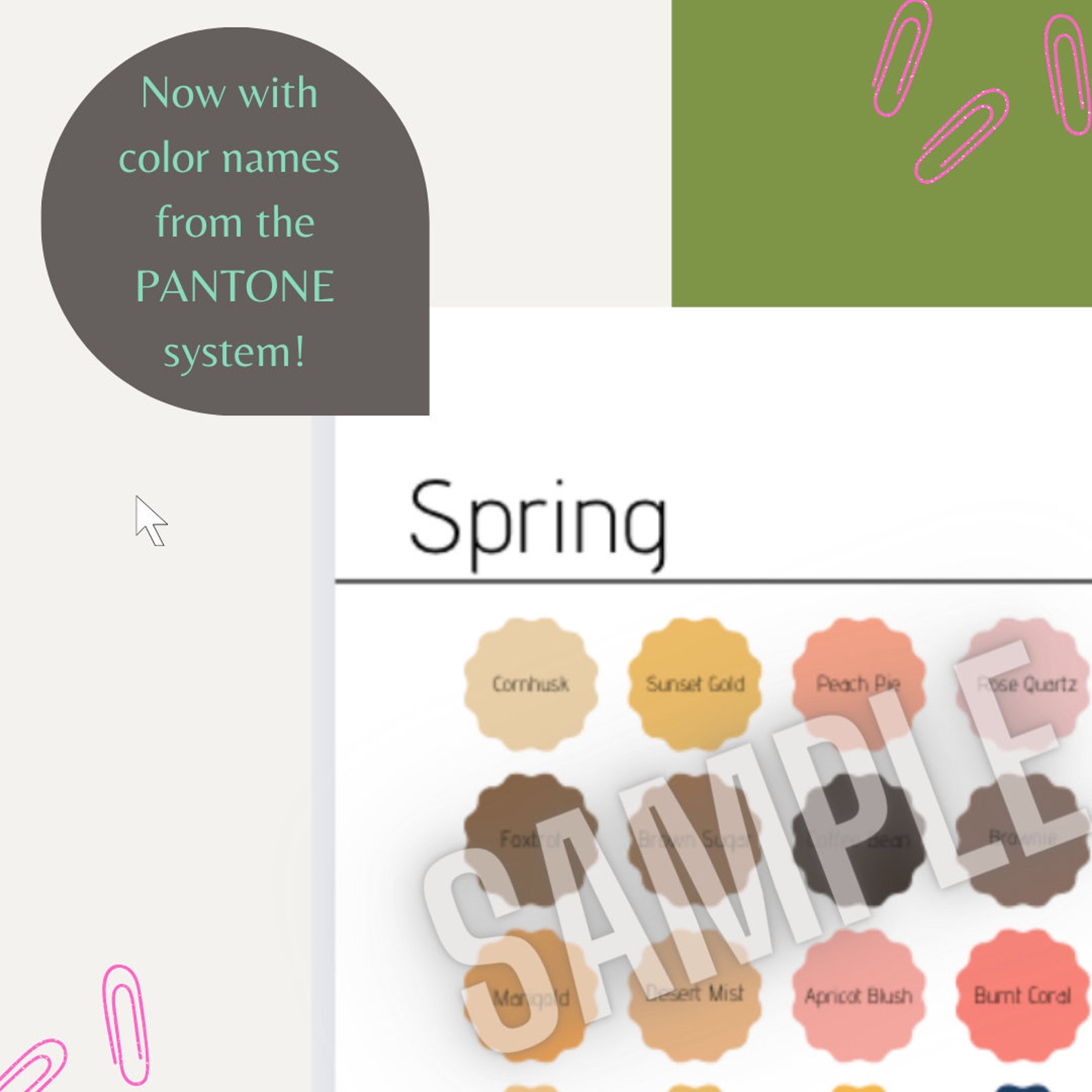 Seasonal Color Analysis Kit Canva Four Seasons Color Palette Template ...