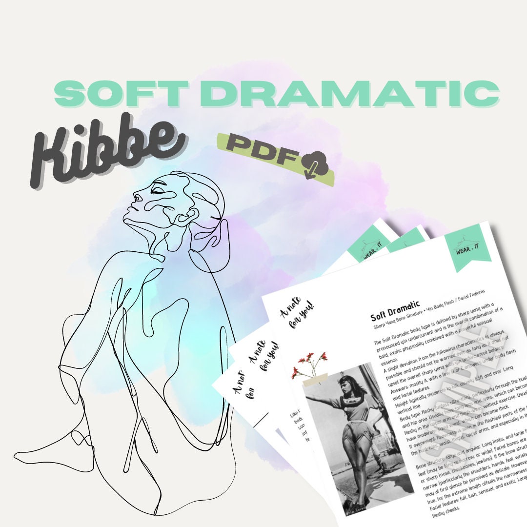 KIBBE SOFT DRAMATIC David Kibbe Body Type Guide Silhouette Description ...