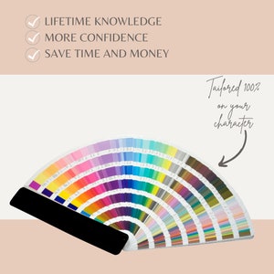 Custom Seasonal Color Palette - Personalized Color Chart Based on Your ...