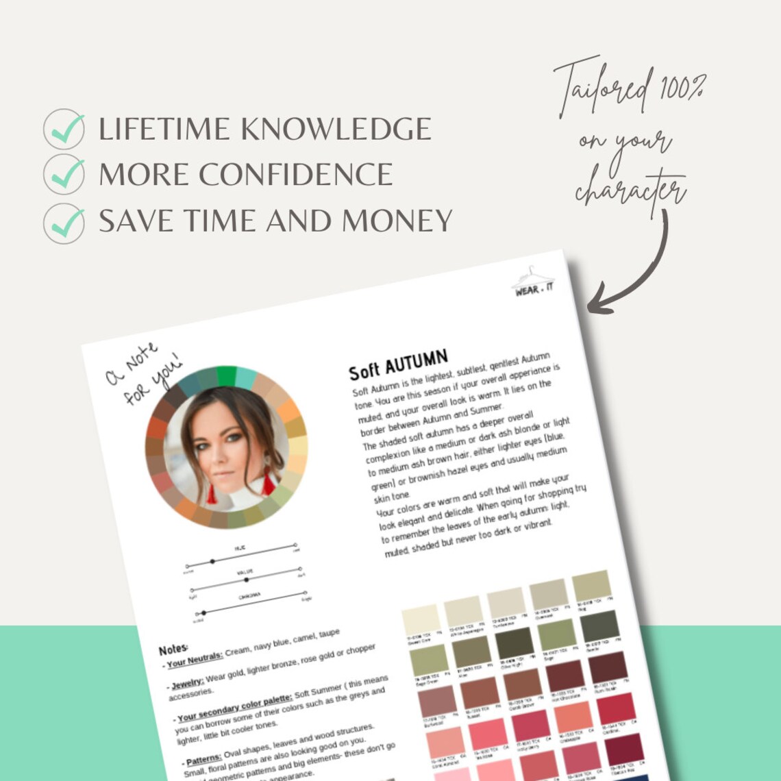Seasonal Color Analysis- Your Armocromia Colour Palette - Etsy