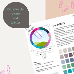 Summer Seasonal Templates Editable Canva Document for Stylist Business ...