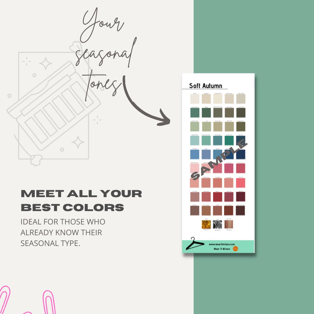 Soft Autumn Color Palette + Makeup: Seasonal Color Guide (PDF) - Etsy